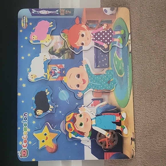 CoComelon | Toys | Cocomelon Wooden Bedtime Puzzle | Poshmark